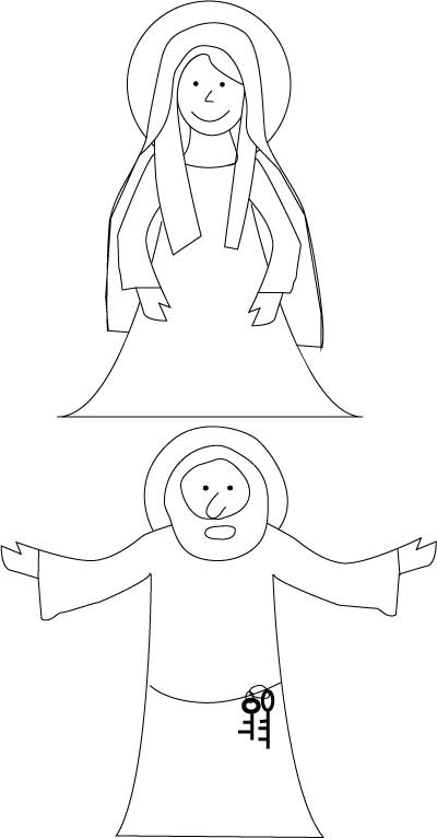 Easter Set Mary-Peter | Catholic Sprouts