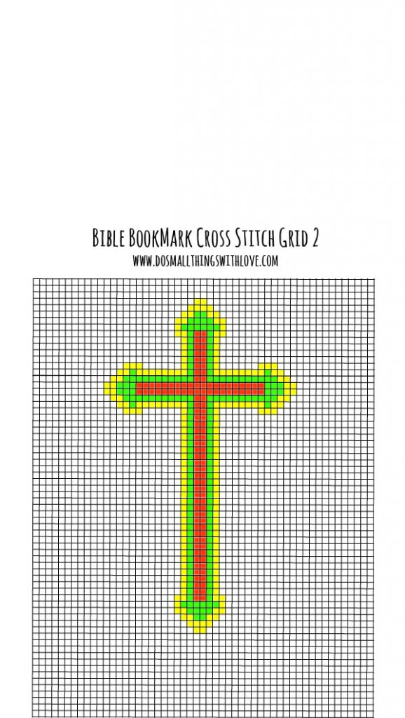 Bible bookmark 2 cross stitch pattern | Catholic Sprouts