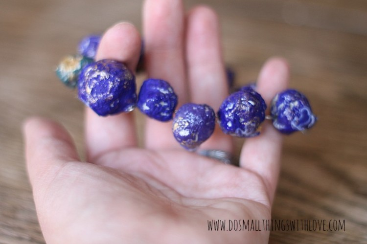 upcycled newspaper beads how to | Catholic Sprouts