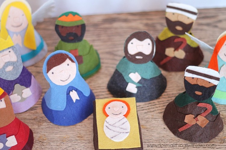 Child’s Felt Nativity Set Pattern | Catholic Sprouts