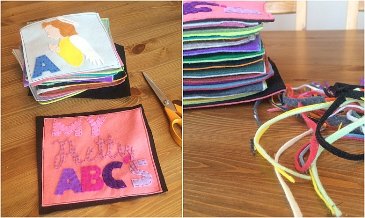 How to Bind a Felt Book (2 Ways) | Catholic Sprouts