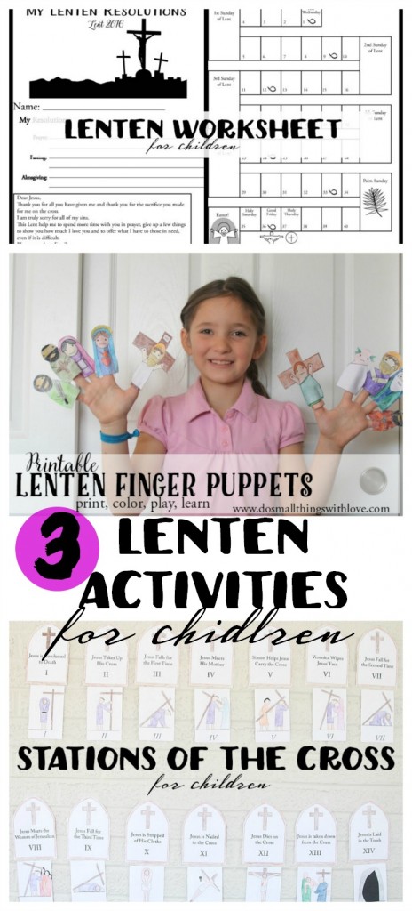 Lenten Bundle for Kids (3 Printable Activities) | Catholic Sprouts