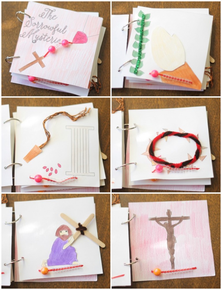 Sorrowful Mysteries Printable | Catholic Sprouts
