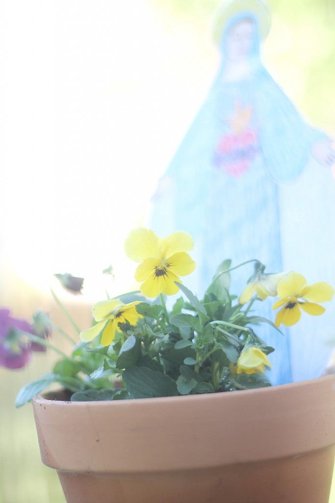 A Child’s Mary Garden (with free printable statues) | Catholic Sprouts