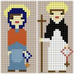 Catholic Saints in Melty Beads | Catholic Sprouts