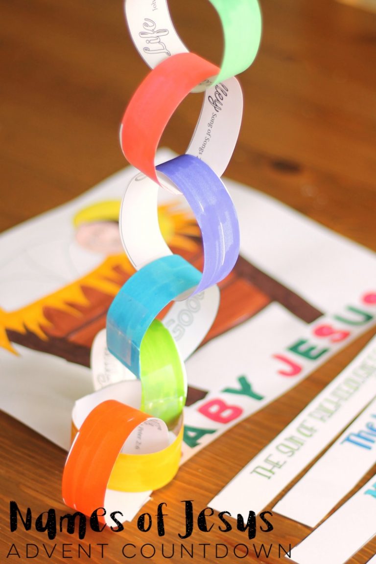 The Names of Jesus Advent Countdown - Catholic Sprouts