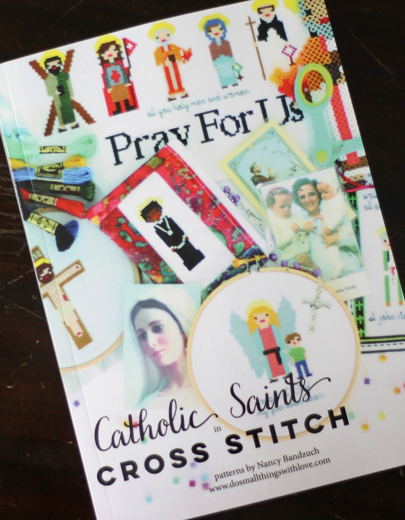 cross-stitch-saint-book | Catholic Sprouts