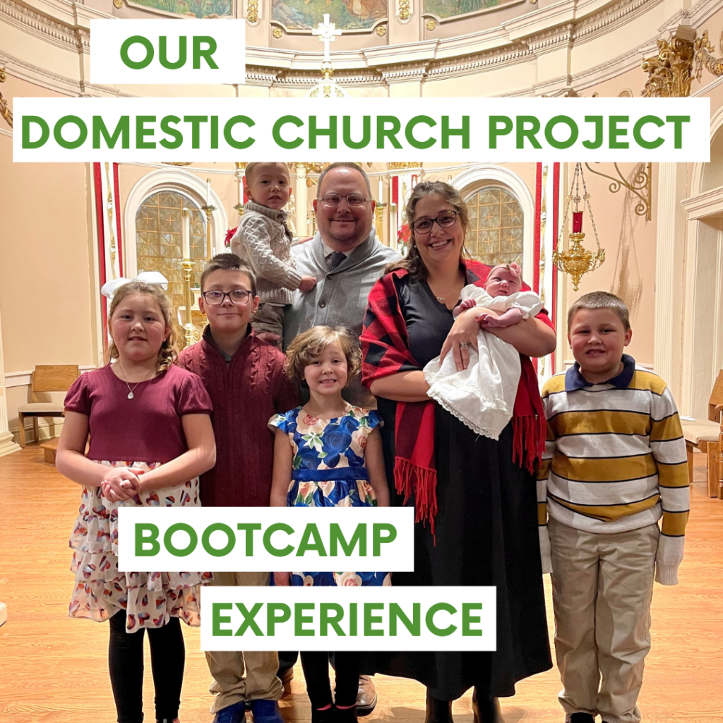 Domestic Church Project Experience | Catholic Sprouts