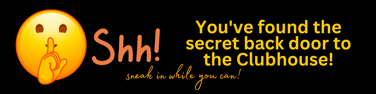 Youve found the secret back door to the Clubhouse | Catholic Sprouts