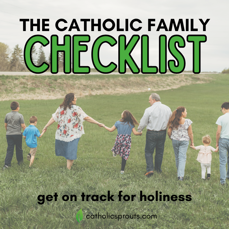 The Catholic Family Checklist | Catholic Sprouts