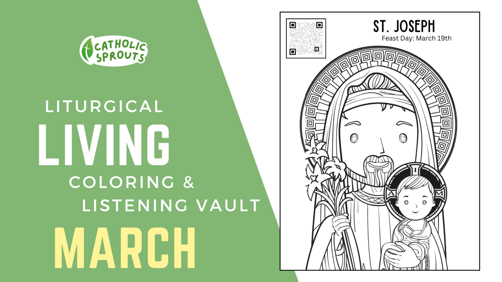 Liturgical Living Coloring & Listening Vault | Catholic Sprouts